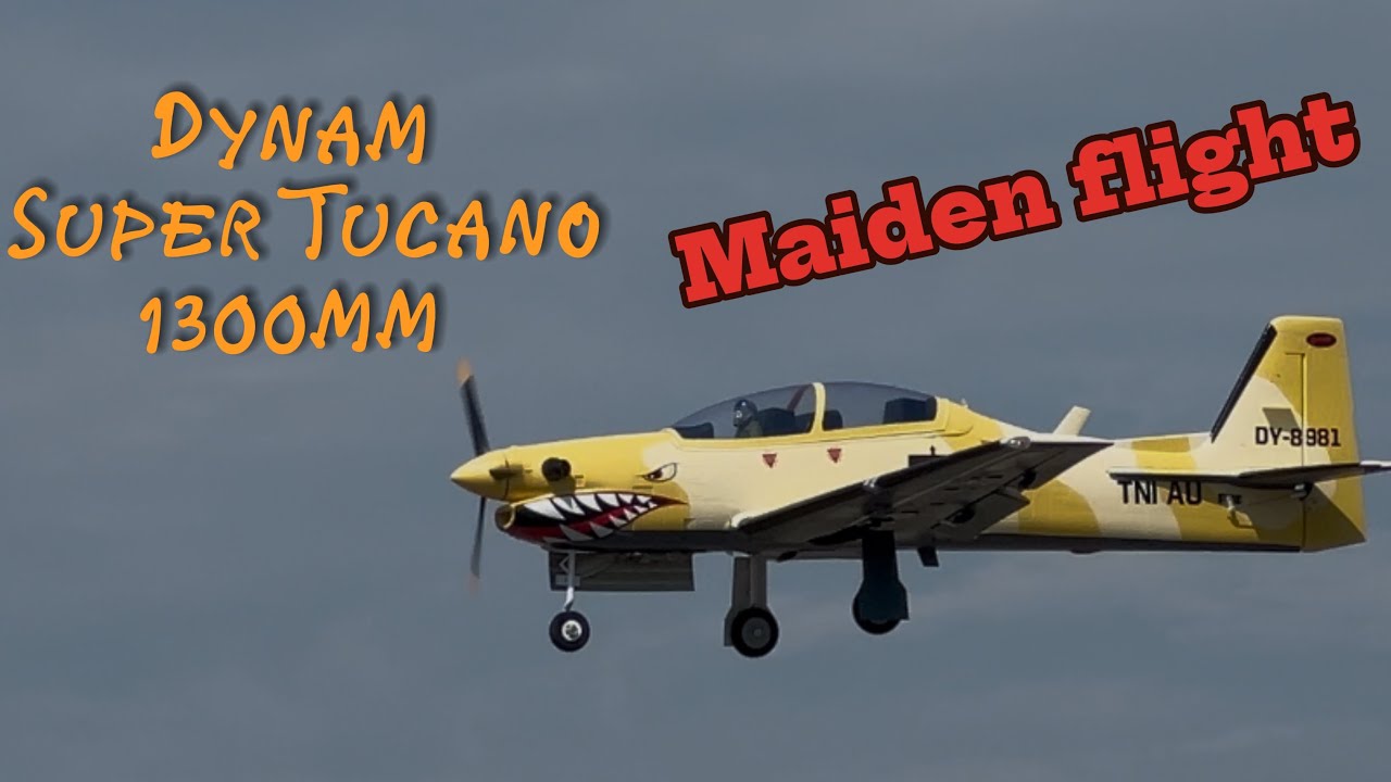 Dynam Models Super Tucano Maiden Flight - First Impressions ...