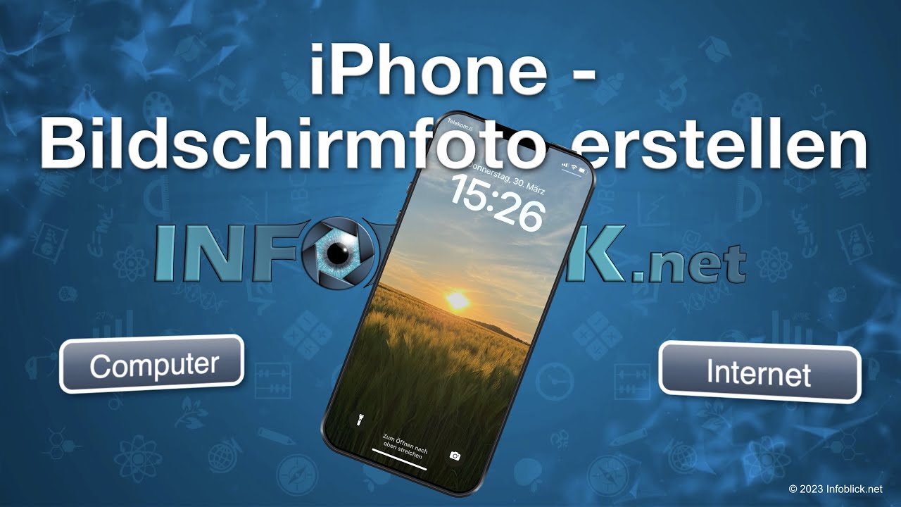 iPhone - Bildschirmfoto erstellen und beschneiden - YouTube