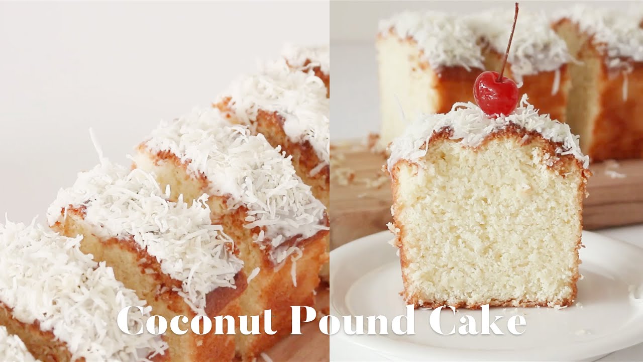 🌴 Coconut Pound Cake Recipe 🥥 - YouTube