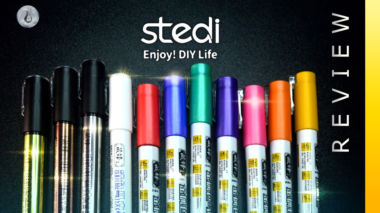 Testing the Stedi Electroplating Markers on Gunpla! | REVIEW & TUTORIAL ...