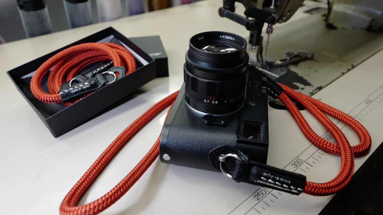 Artisan and Artist Silk Cord Camera Strap Production - YouTube