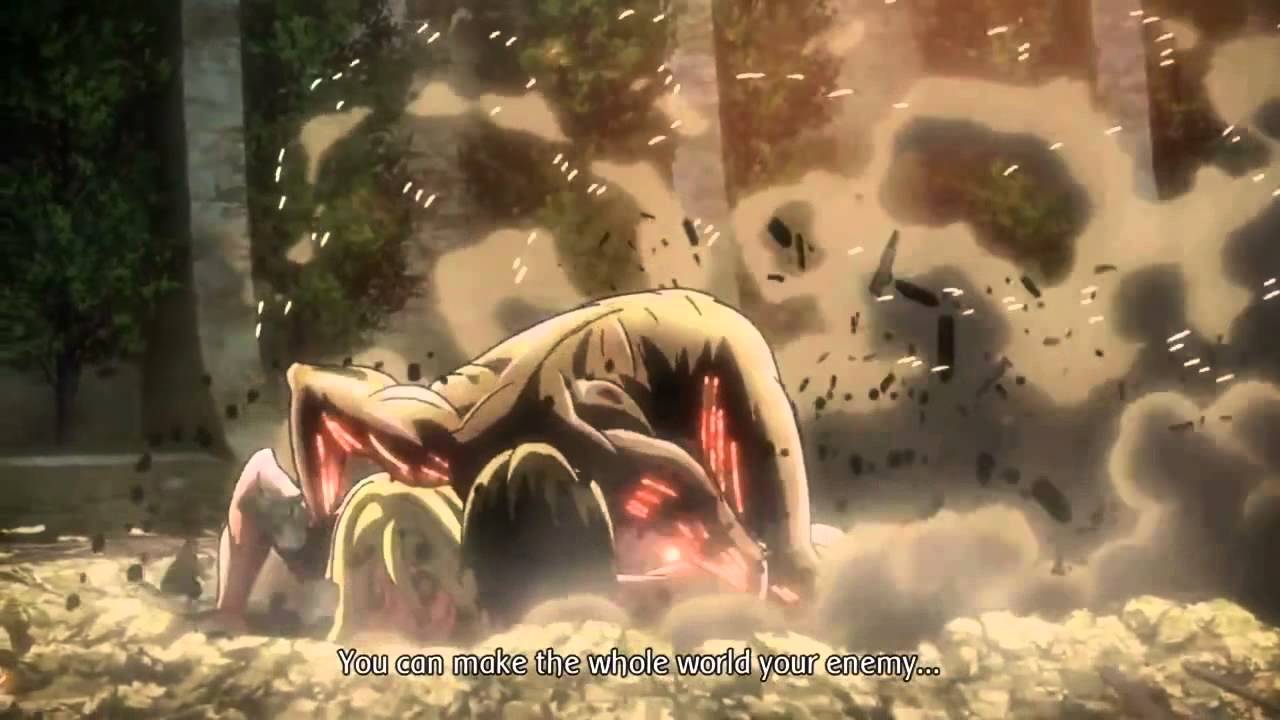 Eren Titan Form vs Annie Titan Form [Final Battle] [Shingeki No Kyojin ...