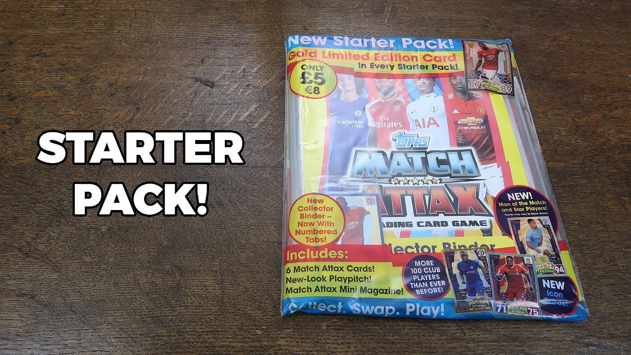 Match Attax 2017/18 STARTER PACK! - YouTube