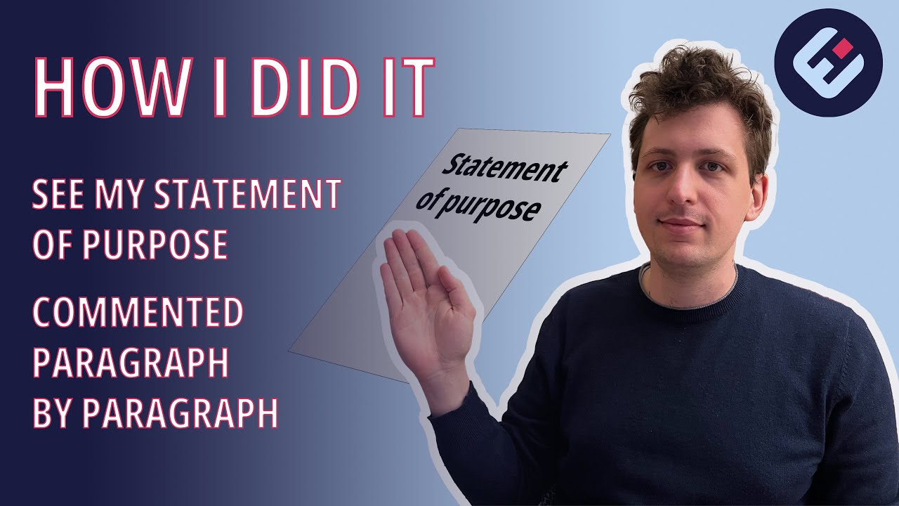 My PhD Statement of Purpose - YouTube