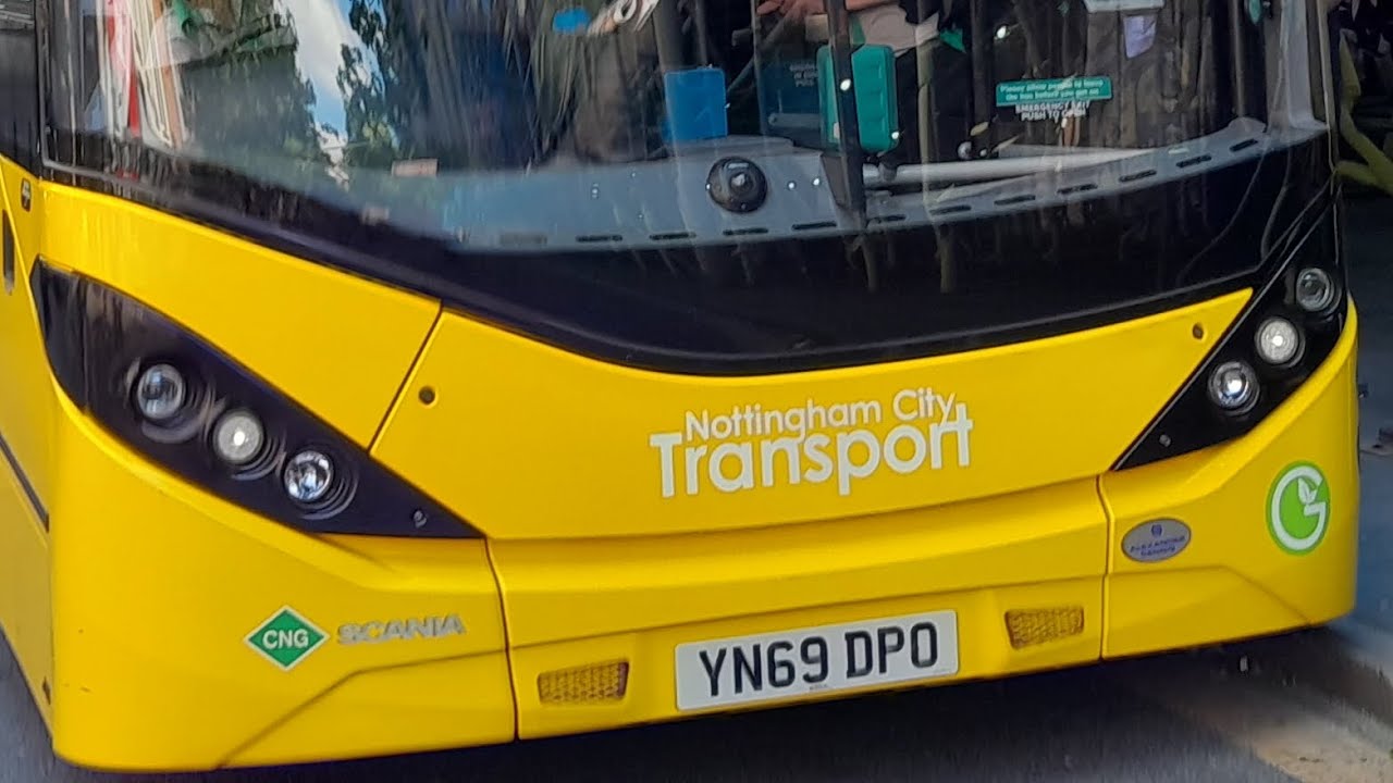 Nottingham City transport scania N280UD Alexander Dennis Enviro 400 ...