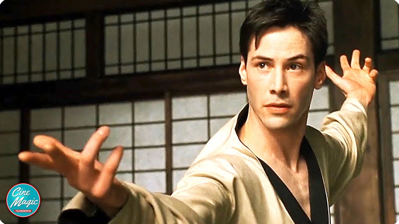 MATRIX (1999) Il Making of della scena del Dojo con Neo e Morpheus ...