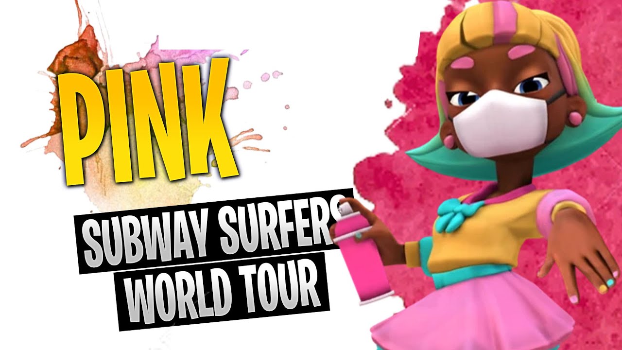 Subway Surfers Pink - Subway Surfers World Tour: Paris (Hoverboard ...
