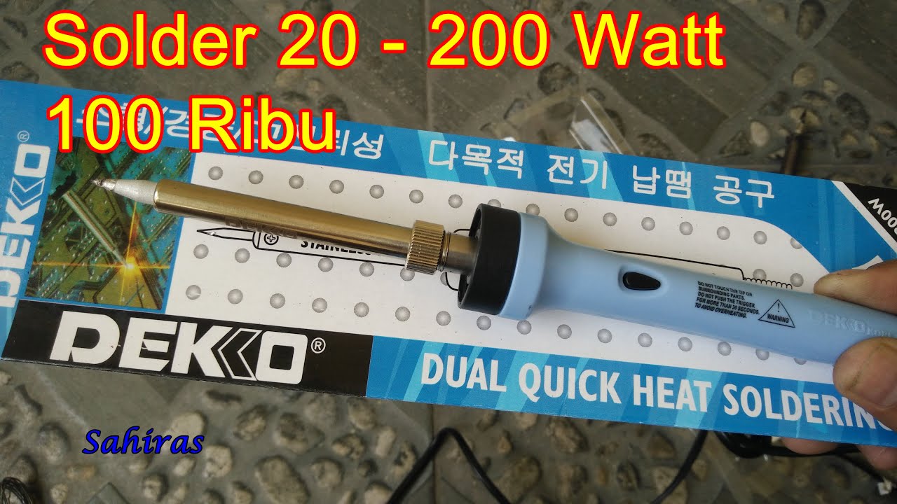 Review Solder Dekko 97 (20-200 Watt) Dual Quick Heat Soldering with ...