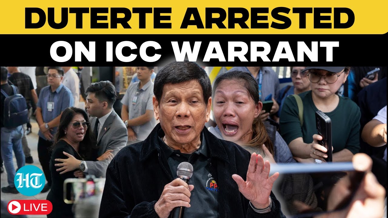 Duterte Latest News Live | ICC Arrests Ex-Philippine Leader Rodrigo ...