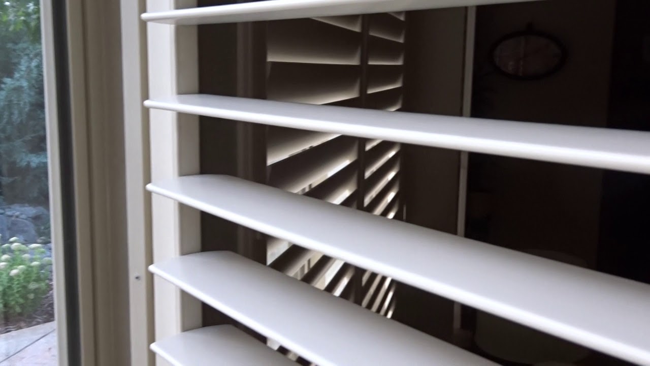 Adjusting Shutters with a Tension Screw in Reno - YouTube