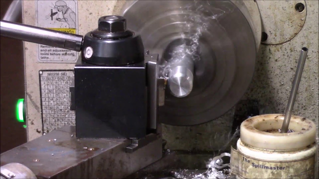 Project completed finishing up the tailstock handle extension - YouTube