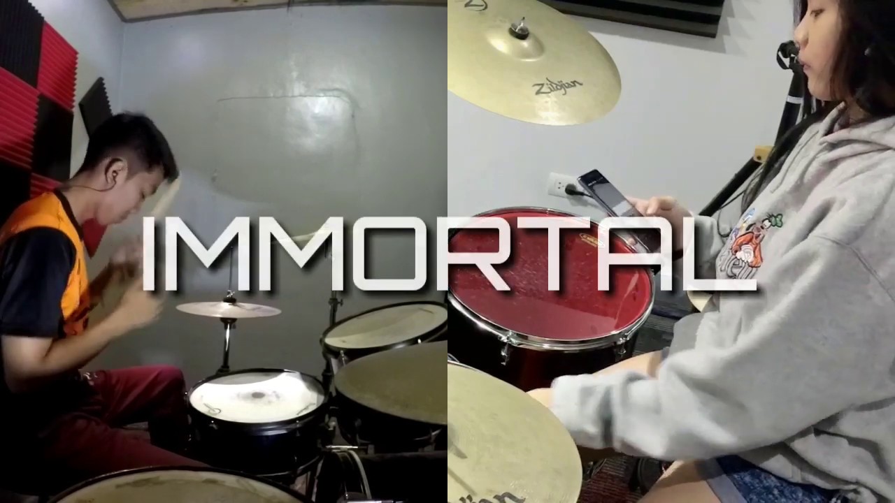 Immortal | Drum Cover | Collab - YouTube