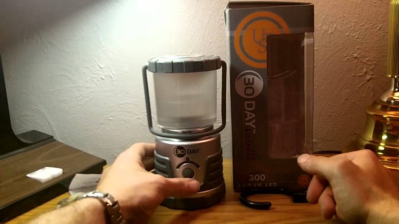 UTS 30 day led lantern - YouTube