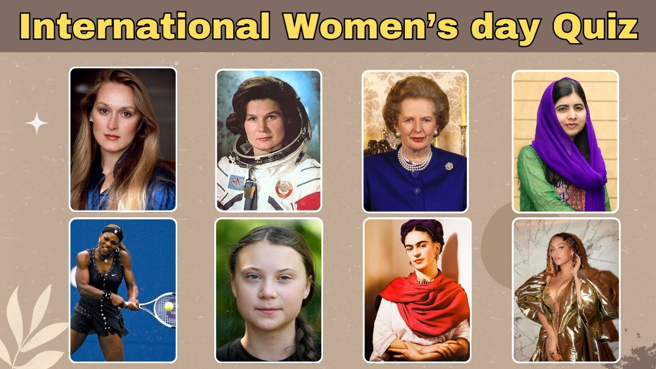 International Women's Day Quiz: Discover Remarkable Women - YouTube