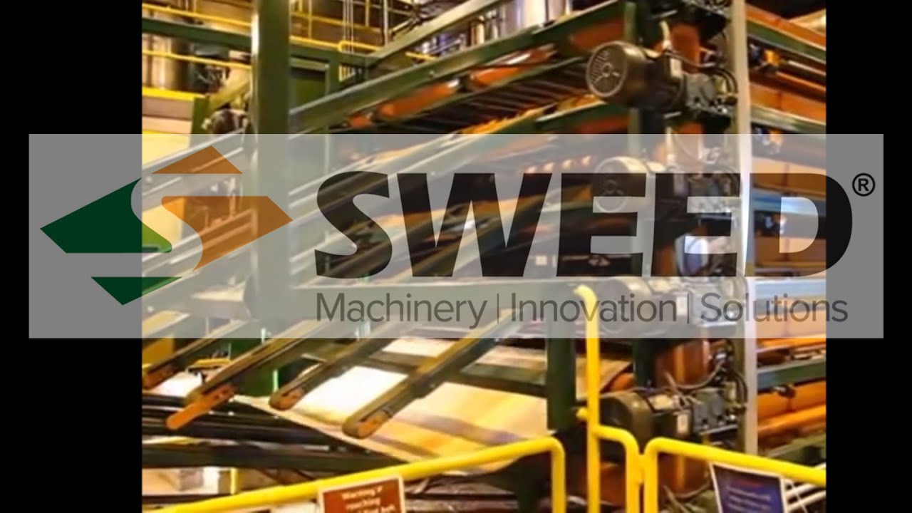 Sweed Veneer Dryer Right Angle Unloader - YouTube