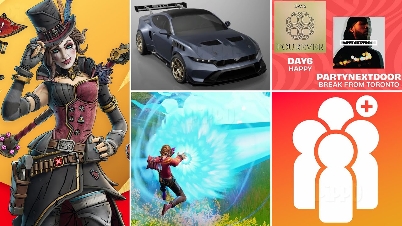 SKIN MAD MOXXI BORDERLANDS 4, NUEVOS TEMAS, MUSTANG GTD, KAMEHAMEHA EN ...