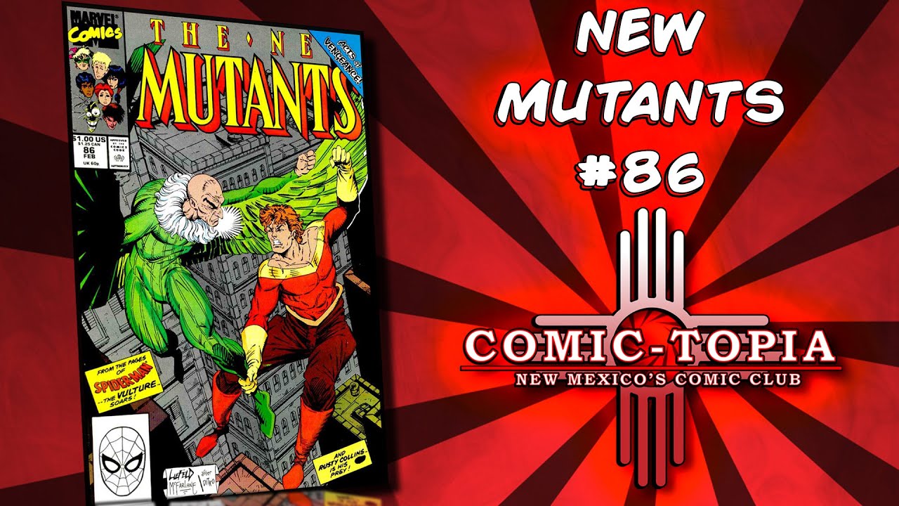 First Cameo Appearances of Cable and Stryfe | New Mutants 86 Marvel Comics 1990 Review - YouTube