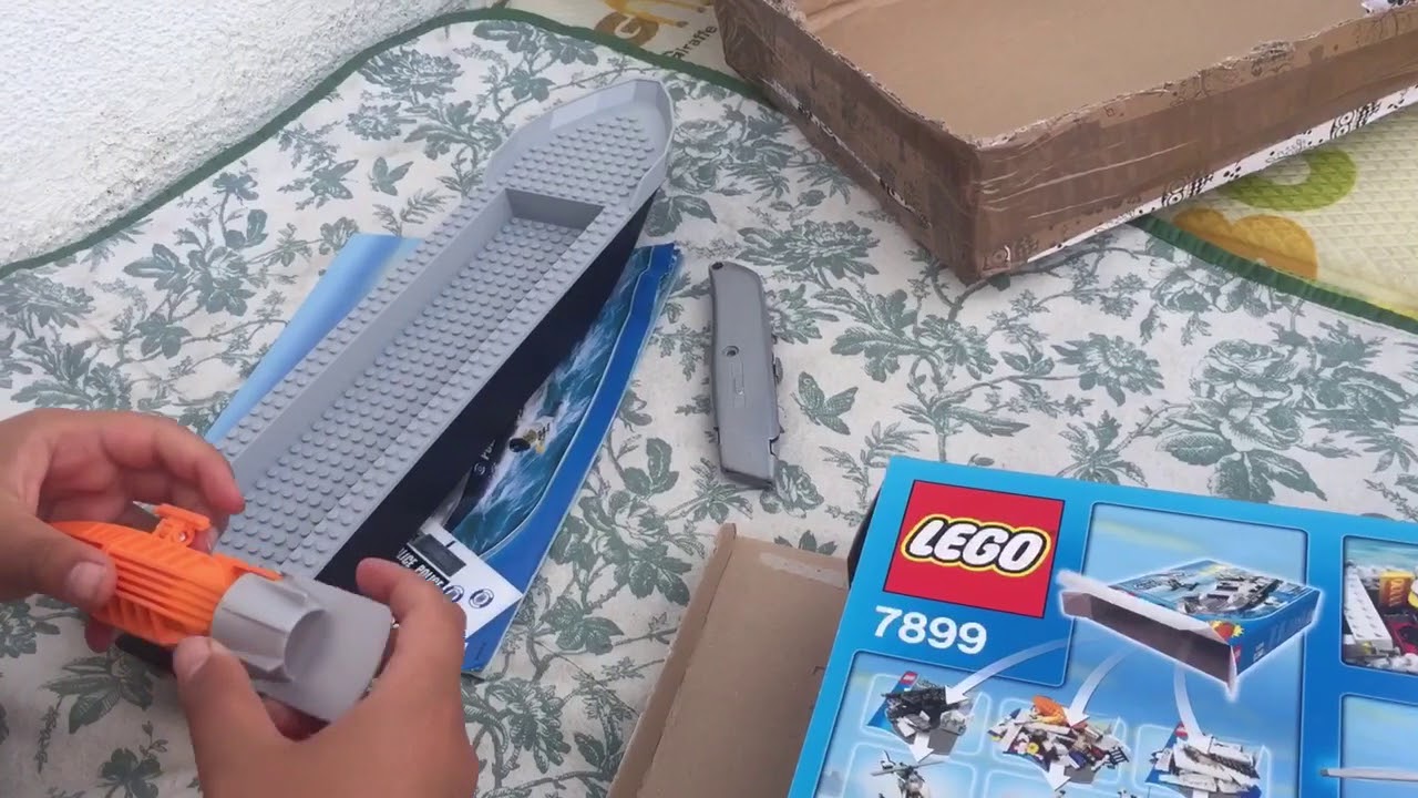 LEGO police boat set 7899 unboxing (collectible) - YouTube