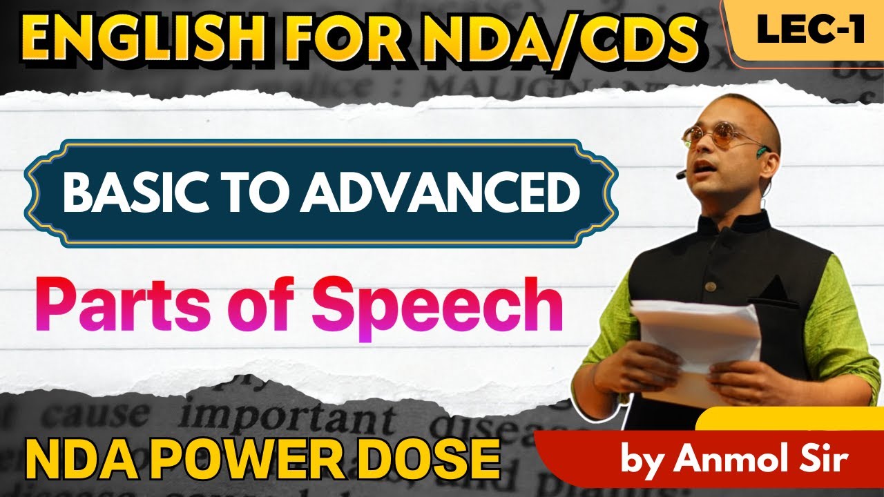 NDA English: Grammar Basic to Advanced | Parts of Speech | English For ...