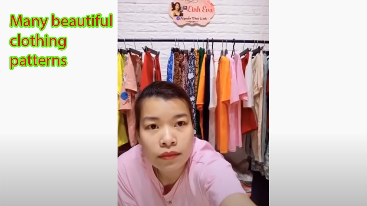 many beautiful clothing patterns - YouTube