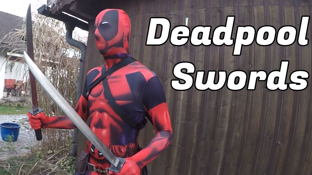 Deadpool swords made real and sharp - YouTube