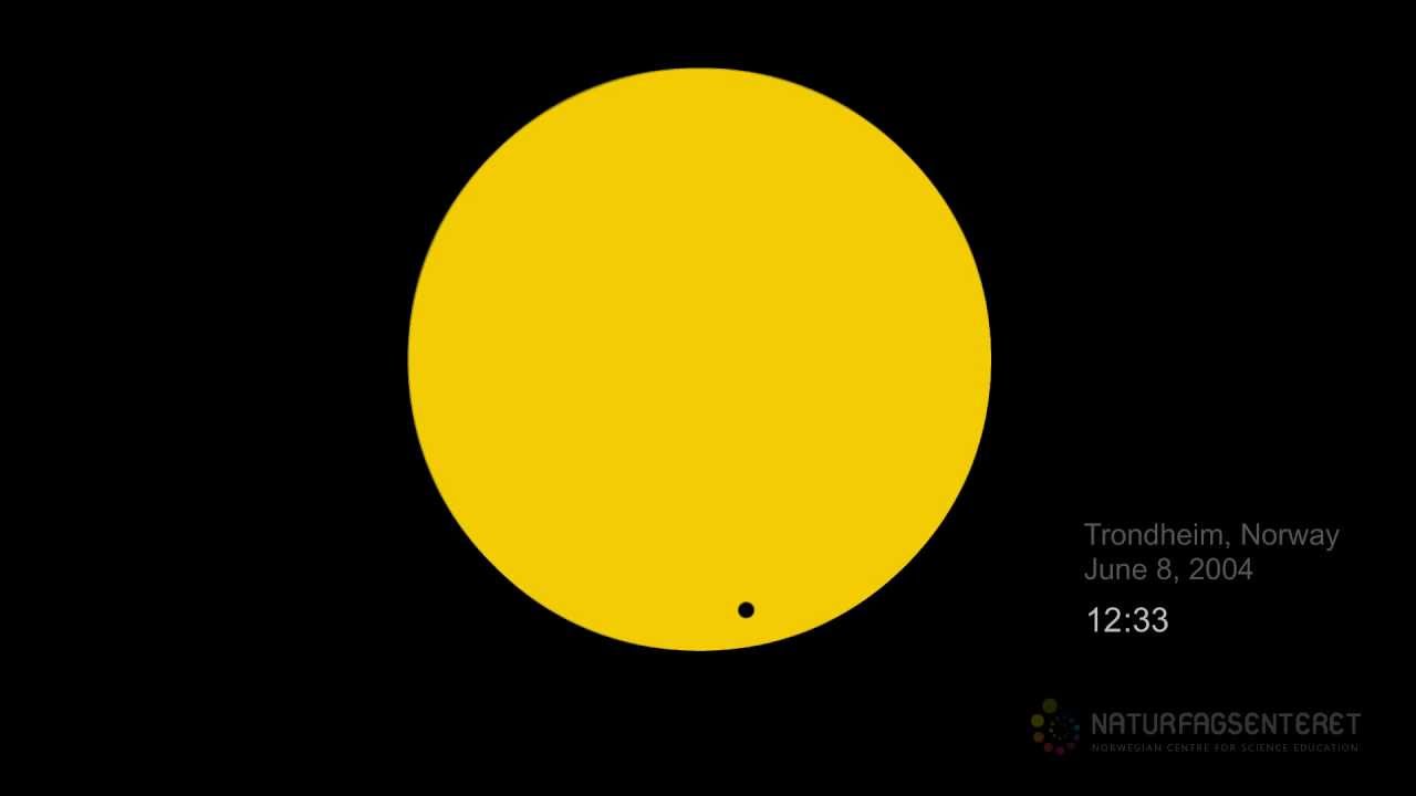 Animation of The Transit of Venus - YouTube