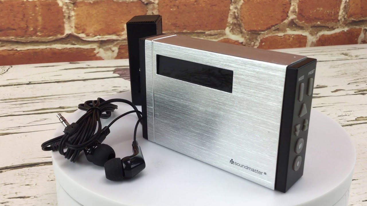 soundmaster DAB400SI Rechargeable FM / DAB Portable Radio With Speakers ...
