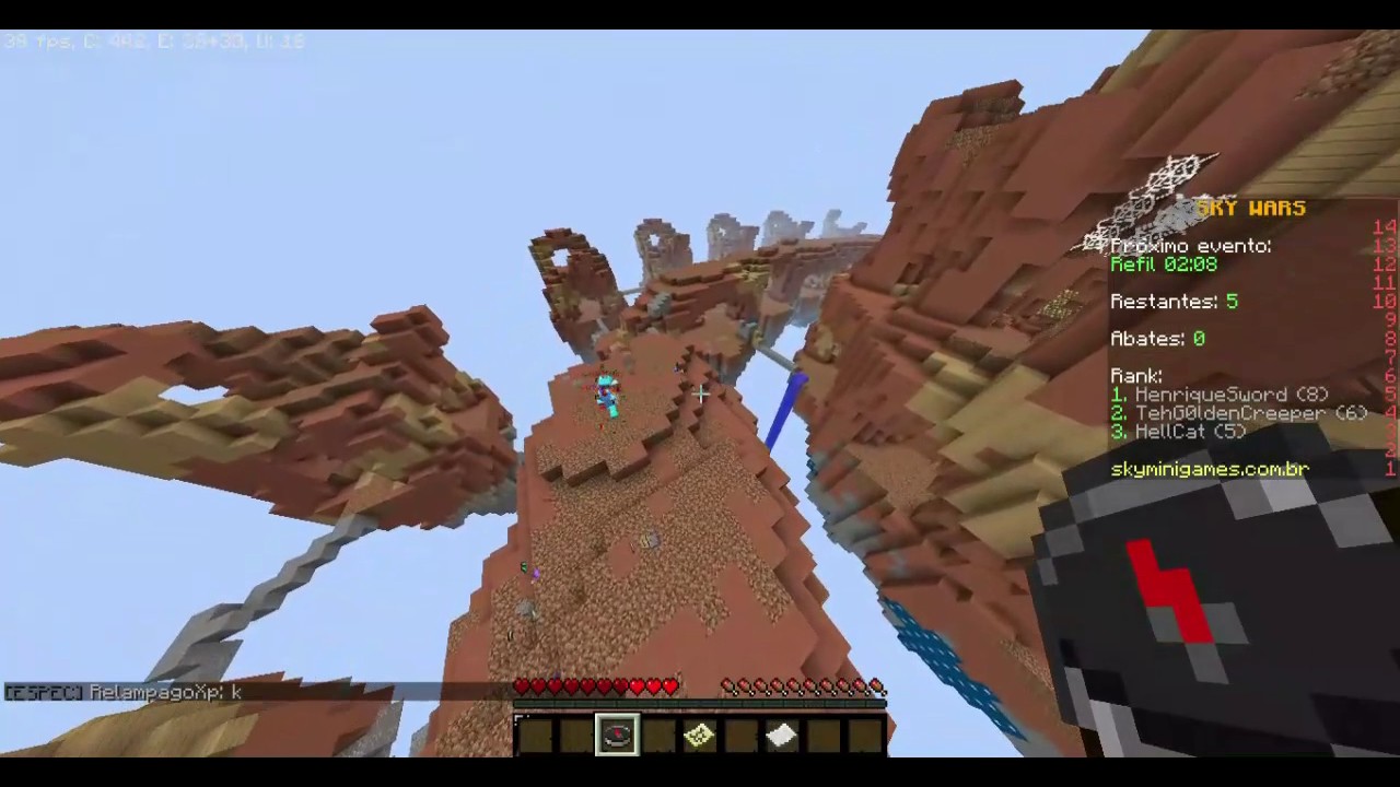 Minecraft - SouNoob_PvP ForceField/AntKB/Criticals - SkyMinigames ...
