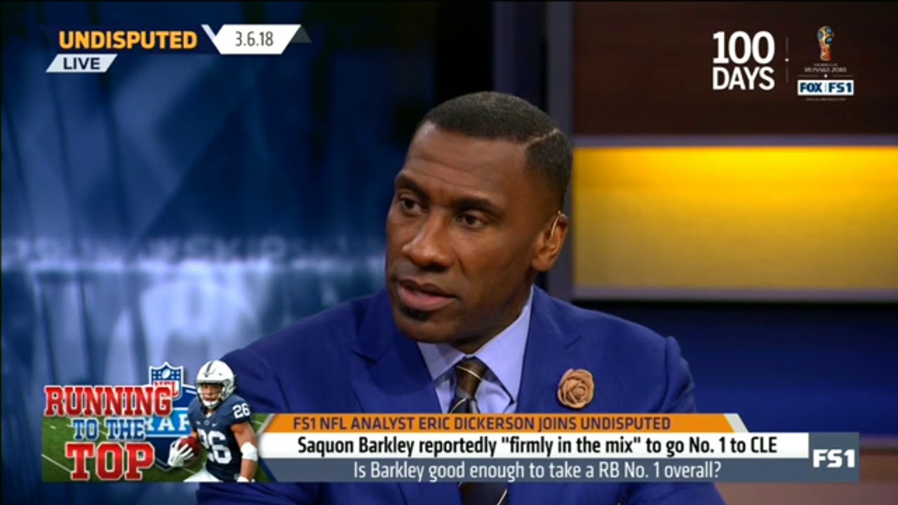 Fs1 NFL Analust Eric Dickerson Joins undisputed 3.6.18 - YouTube