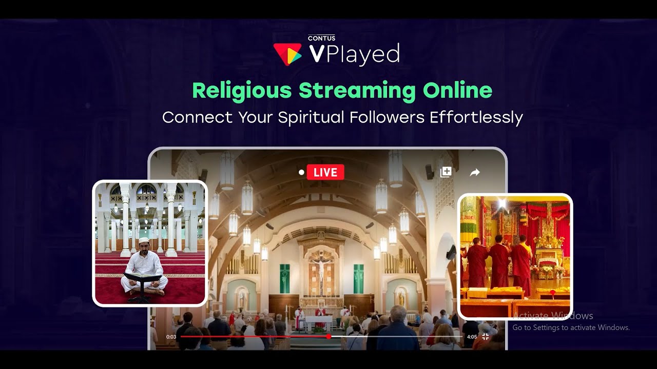 Religious Streaming Service For Churches, Mosques With CONTUS VPlayed ...