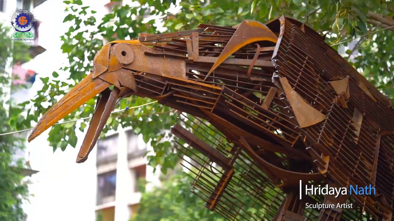 Surat Scrap Sculpture Symposium - YouTube