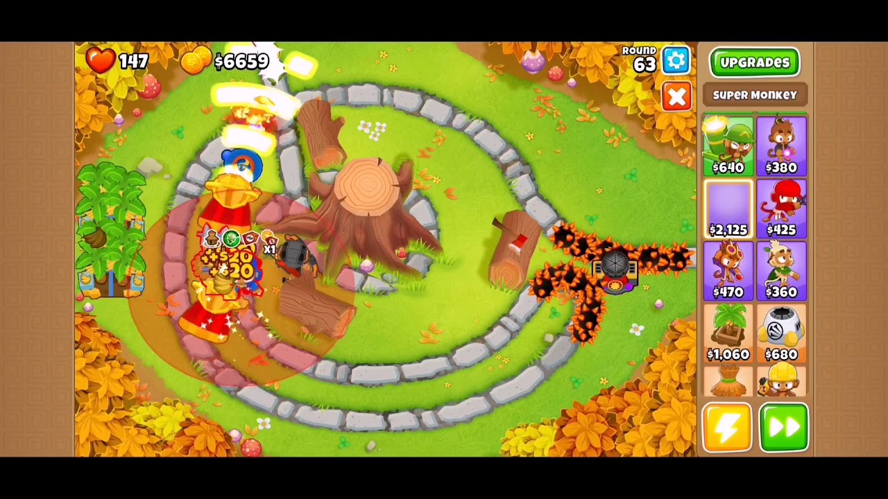 Bloons TD 6 - przechodzę mapy na poziomie (Easy) l Tree Stump - YouTube