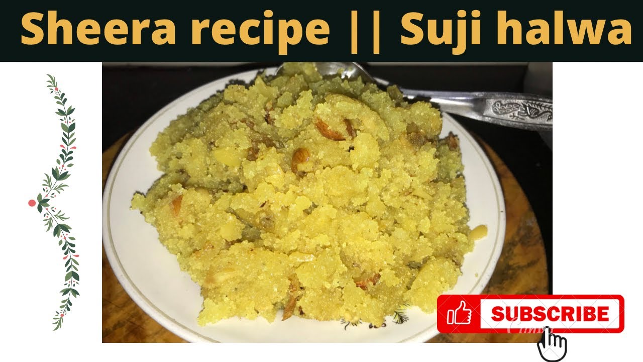 Sheera recipe || suji halwa😋👌🏻 - YouTube
