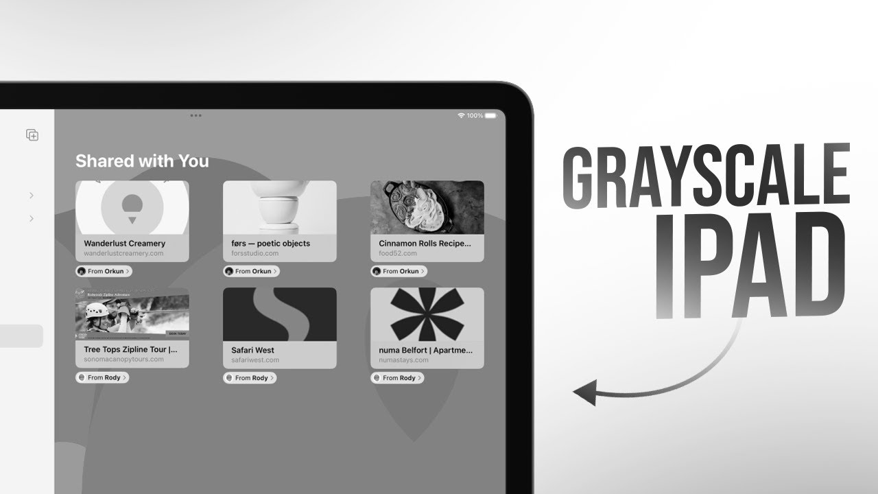 How to Put Your iPad in Grayscale (tutorial) - YouTube