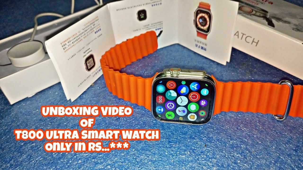 Unboxing Video - T800 Ultra Smart Watch Unboxing And Review - YouTube