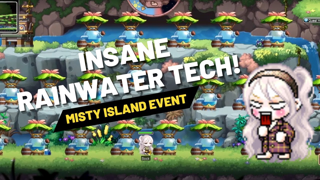 MapleStory Misty Island Event CHAPTER 1 - RAINWATER TECH!!! - YouTube