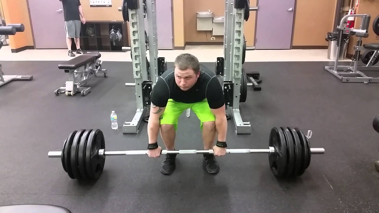 Justin Shuman deadlift 425 lbs 2-23-15 - YouTube