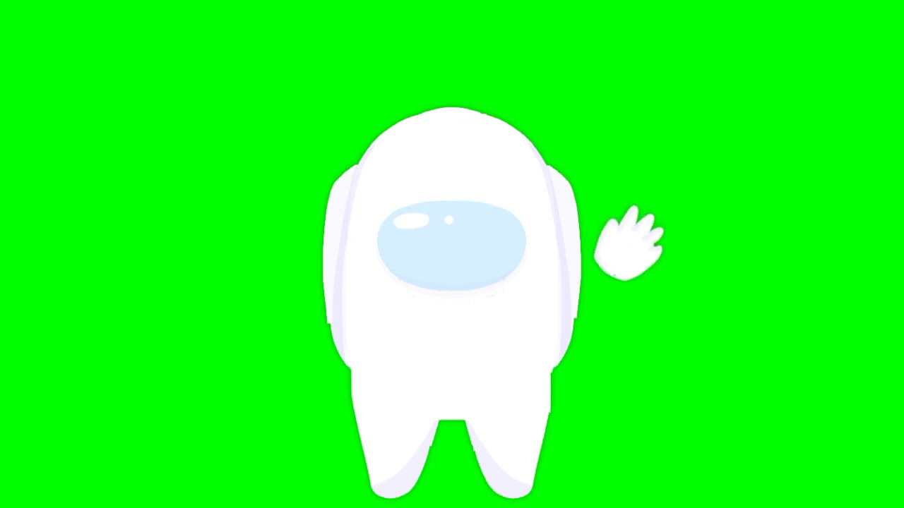 Among us waving animation - YouTube