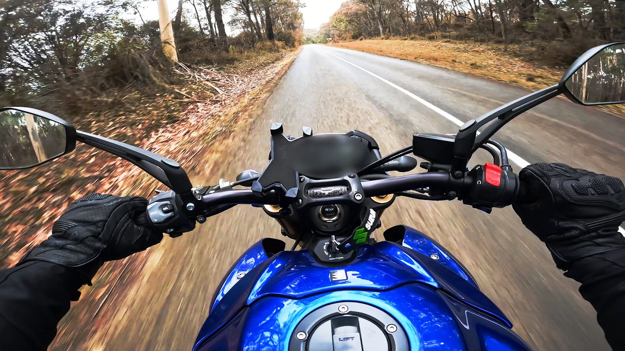 Another downside of riding a motorcycle - YouTube