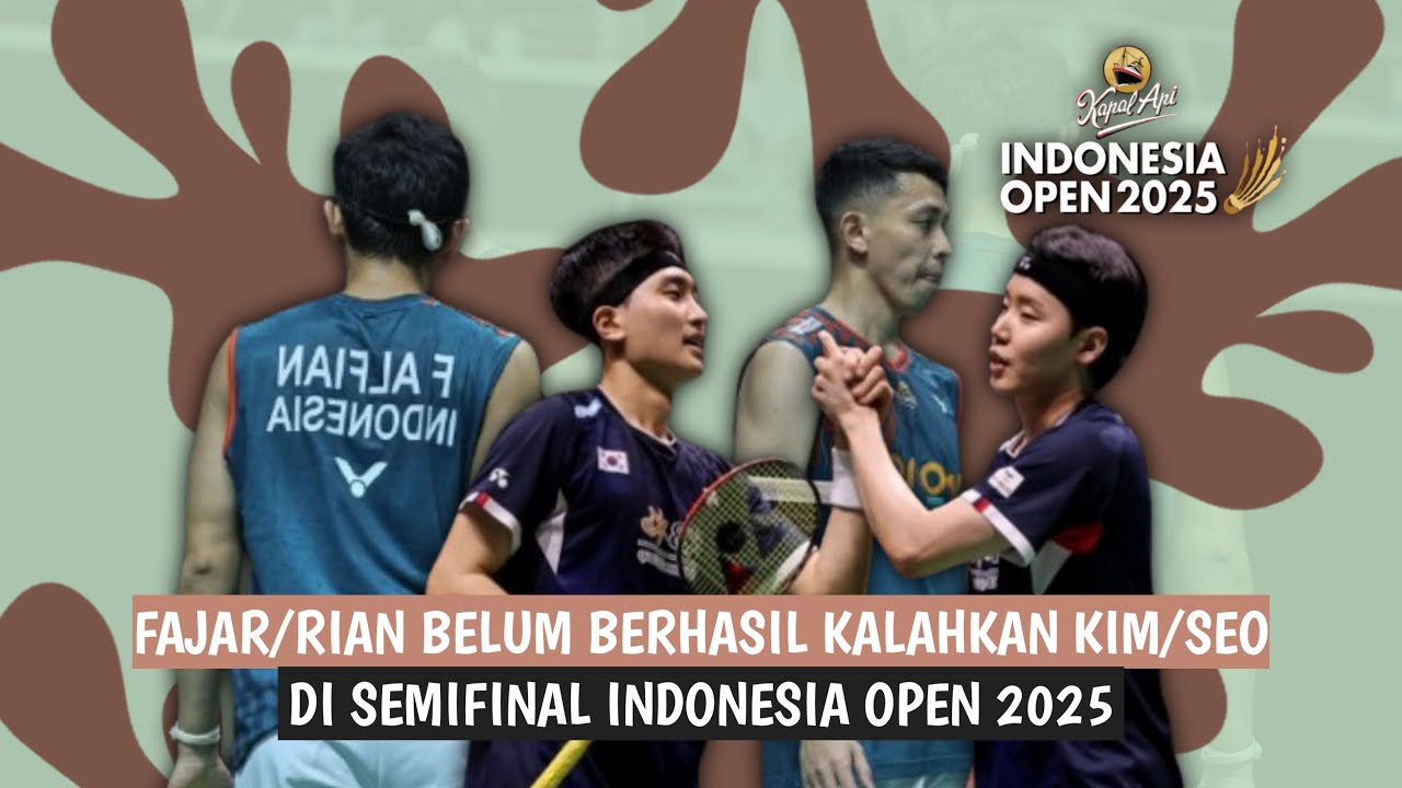 Belum Beruntung! Fajar/Rian Gagal Kalahkan Kim/Seo di Semifinal ...