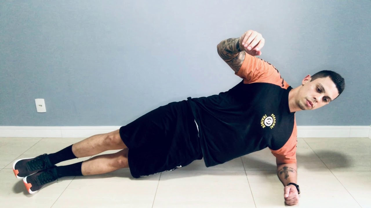 Prancha isométrica lateral - YouTube