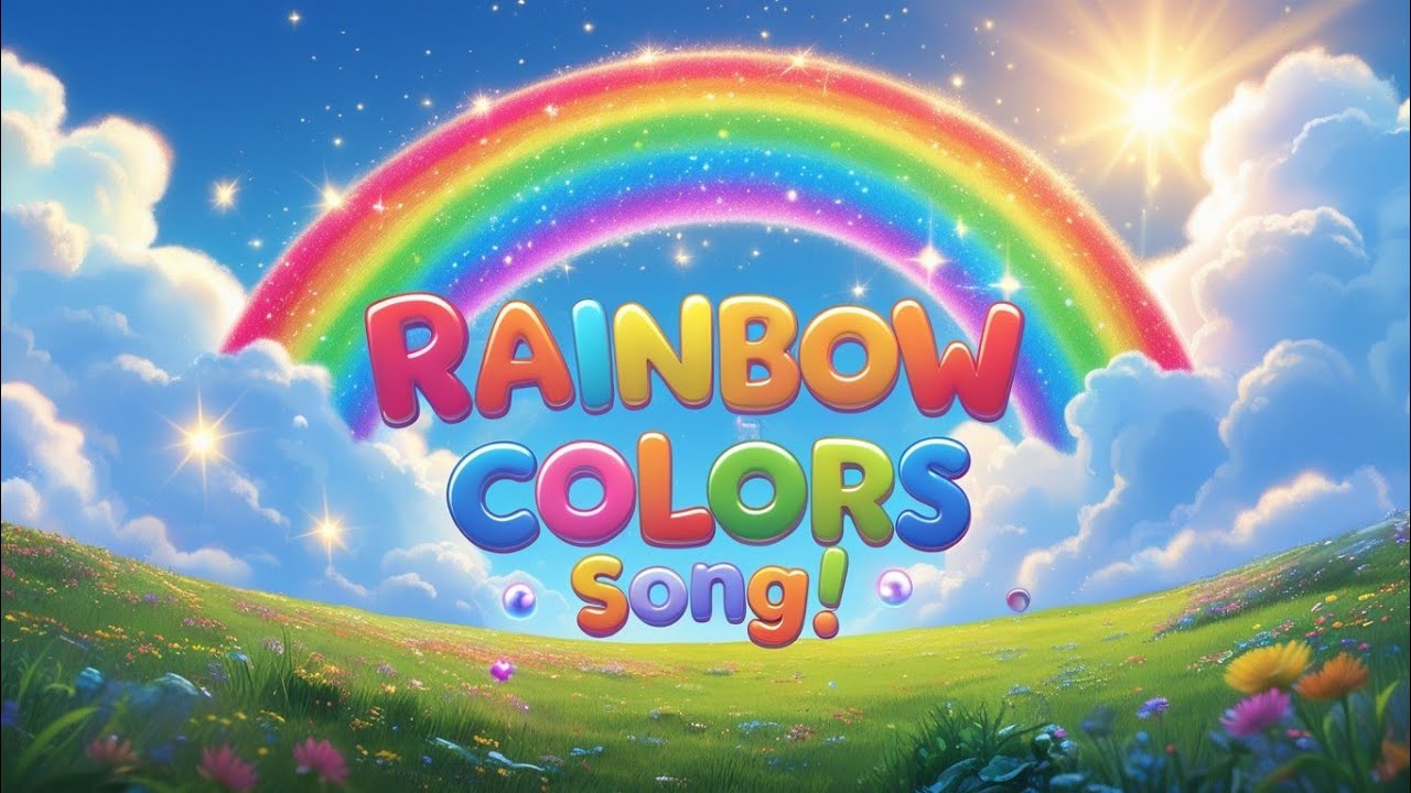 Learn the colours of rainbow | Rainbow song for kids #kidssong - YouTube