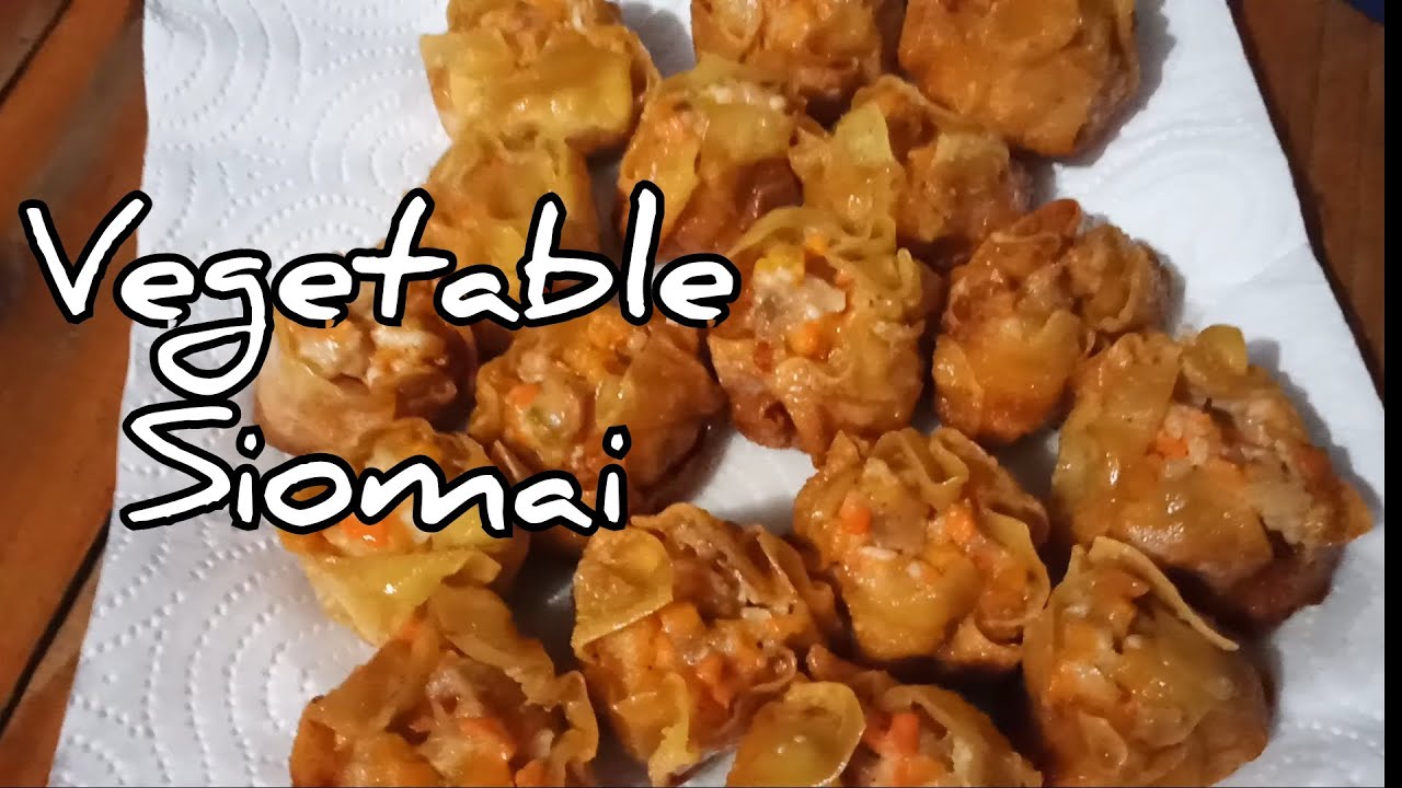 Vegetable Siomai / Kusina ni Ate Nene - YouTube