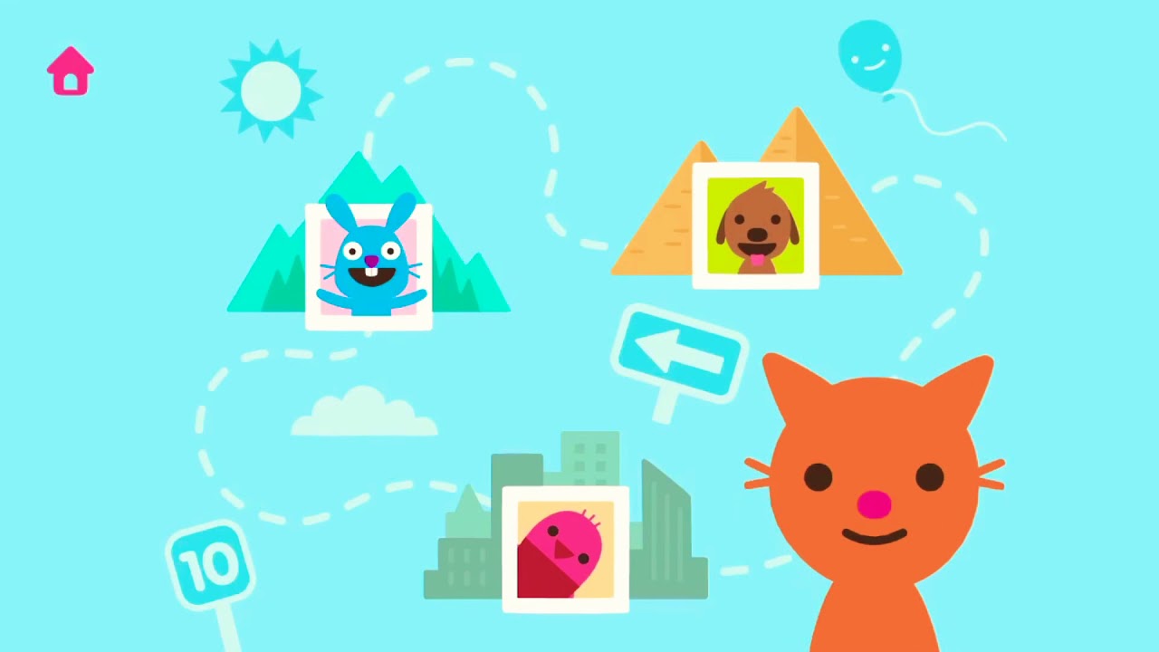 Road trip with Jinja the cat- Sago Mini - YouTube