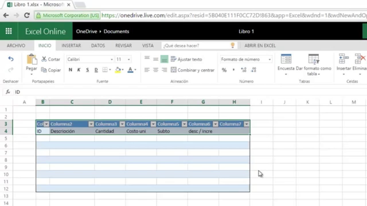 Curso De Excel Hacer Tablas Youtube Hot Sex Picture