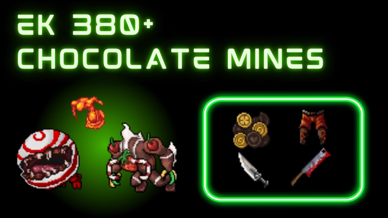 SOLO EK 380+ CHOCOLATE MINES 7.5KK EXP/HR 225% + PREY + 400K PROFIT ...
