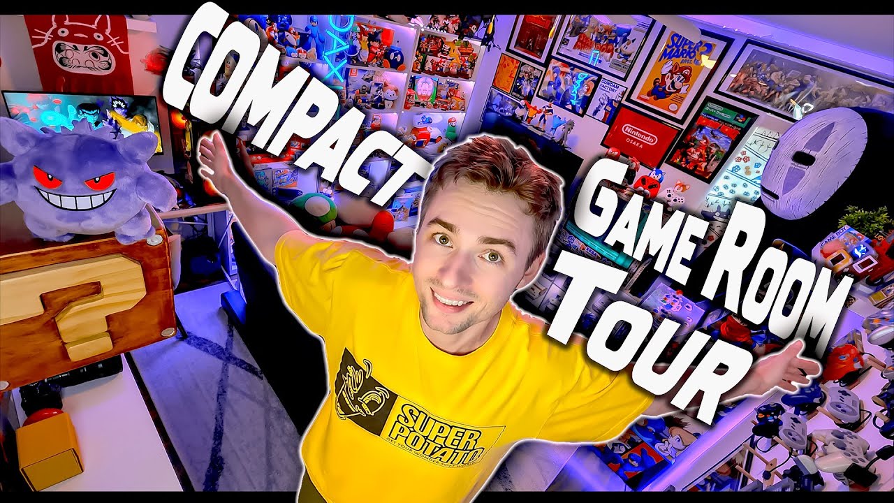 A Very Compact Game Room! | 2023 Tour | - YouTube
