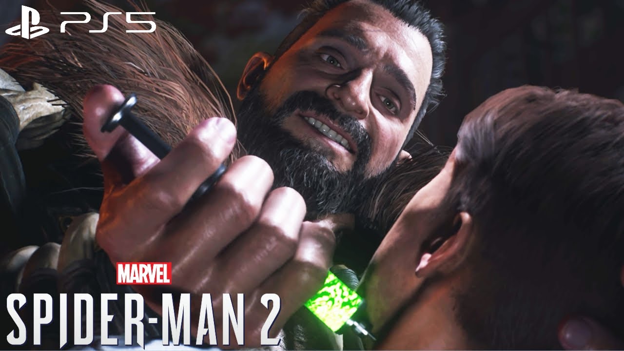 Kraven Injects Lizard Serum into Dr. Connors | Spider-Man 2 PS5 - YouTube