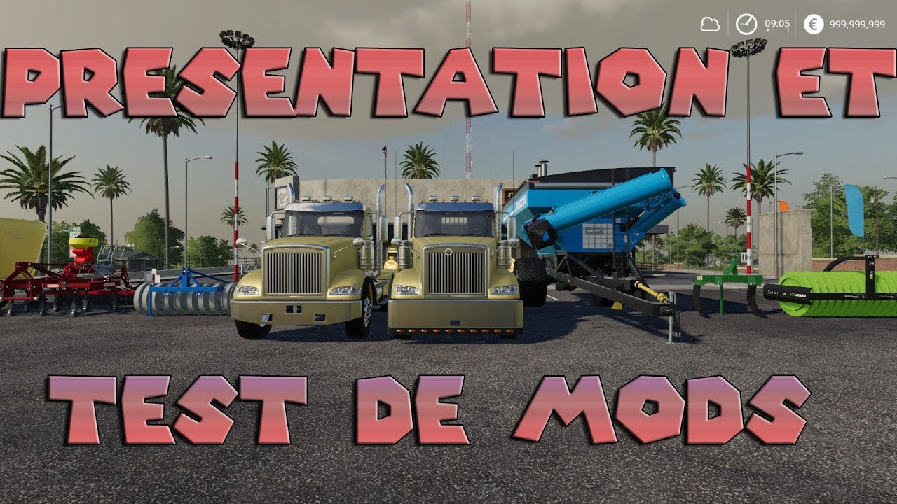 ( PS4 - XBOX - PC ) FS19 / Présentation et Tests de Mods - YouTube