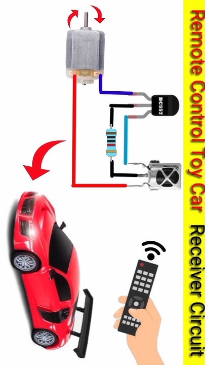How to make remote control toy car receiver circuit #toycar #receiver # ...
